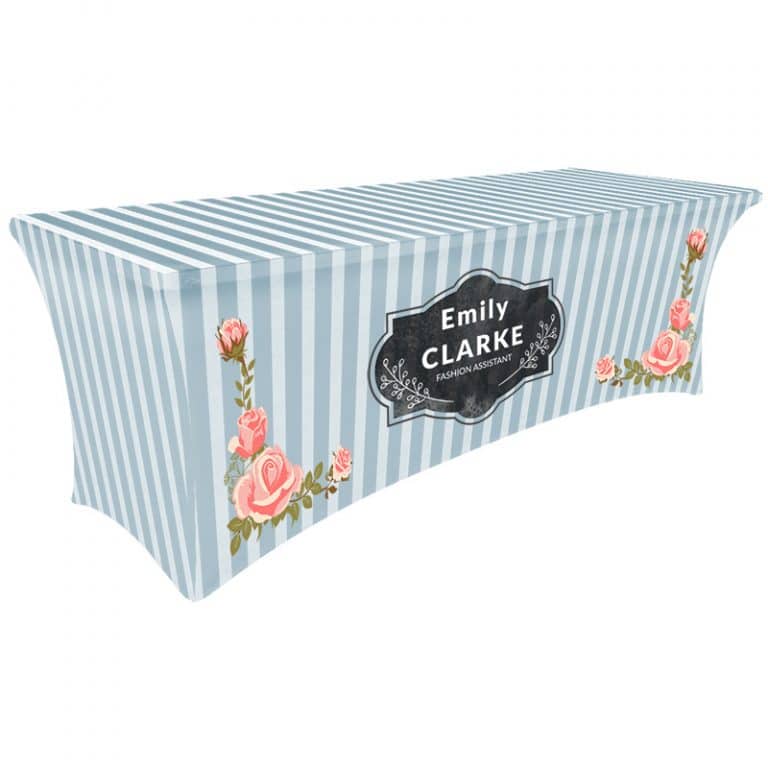 Custom Printed Stretch Fit Table Covers